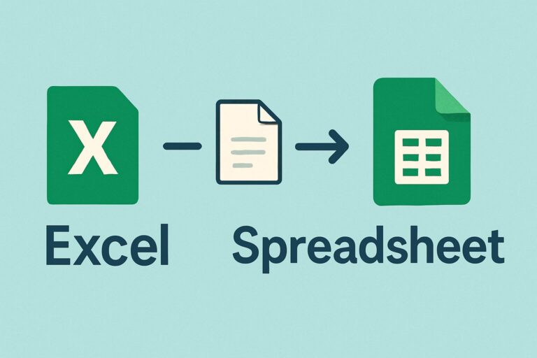 How to convert Excel to Google sheets | ReBizRU