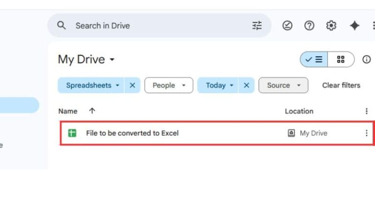 How to Convert Google Sheets to Excel | ReBizRU